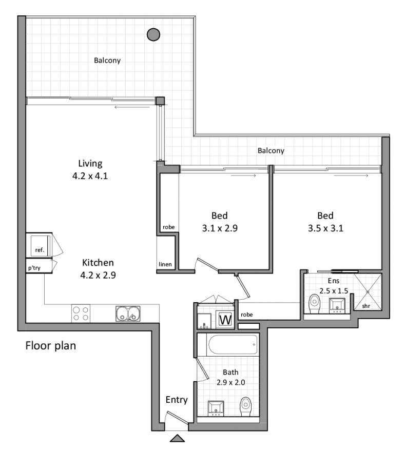 iFloorplan - 608/8 Princess Street, Brighton-Le-Sands
